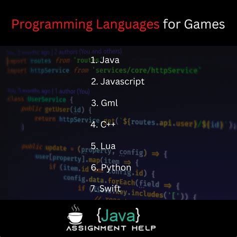 top 7 best programming languages for games development r programming