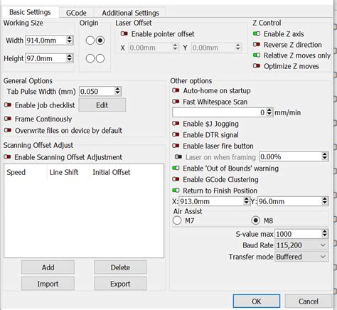 Move Console Does Not Work After Macro LightBurn Software Questions