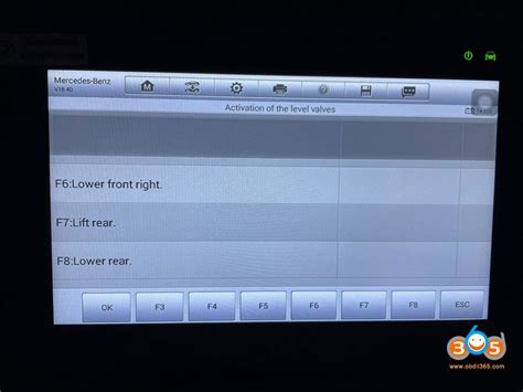 how to calibrate mercedes w211 air suspension with autel mp808 mx808