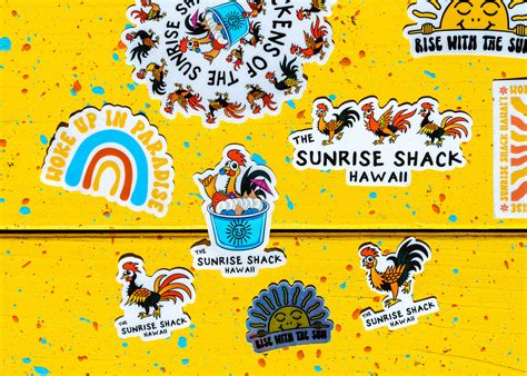 New Shack Sticker Pack Sunrise Shack