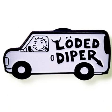 Rock Band ‘loded Diper Van Enamel Pin Distinct Pins