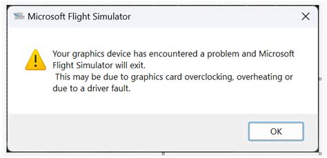 Warning Your Graphics Device Has Encountered A Problem 1485 By