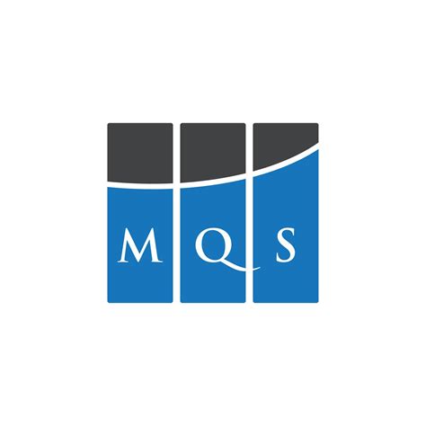 Mqs Letter Logo Design On White Background Mqs Creative Initials