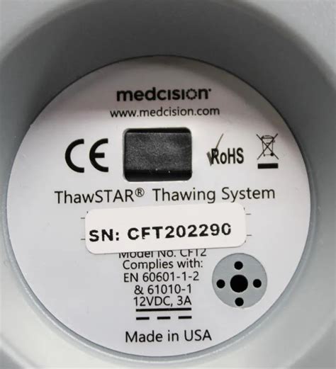 Medcision Thawstar Thawing Cft2 Clearance As Is 3369260