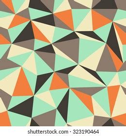 Triangle Seamless Pattern Stock Vector Royalty Free Shutterstock