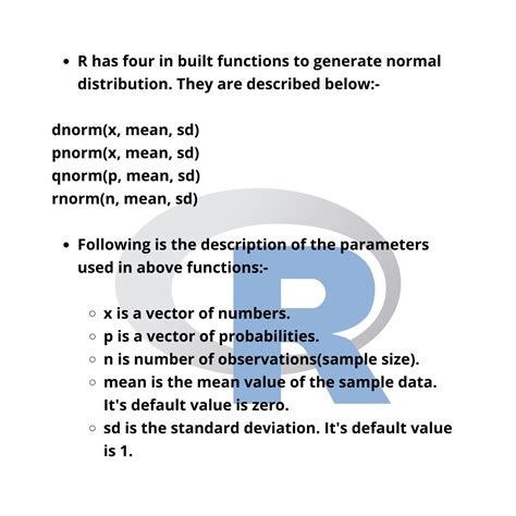 Ppt R Normal Distribution Powerpoint Presentation Free Download