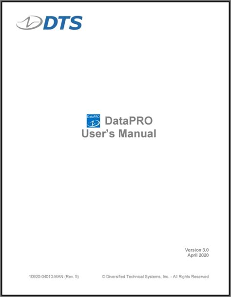 datapro v3 0 user s manual dts help center