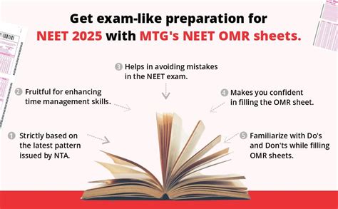 Buy Mtg Neet Omr Sheets For Practice And Time Management 100 Omr