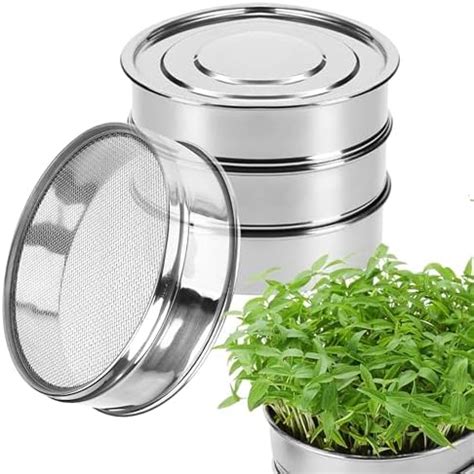 Amazon Stainless Steel Seed Sprouting Kit Seed Germination Trays Tier Stainless Steel