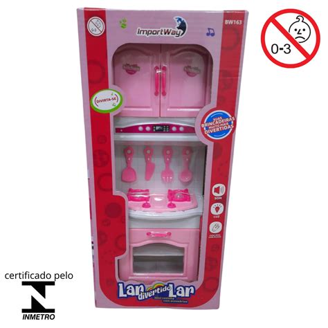 Kit Cozinha Infantil Fogão BW ImportWay