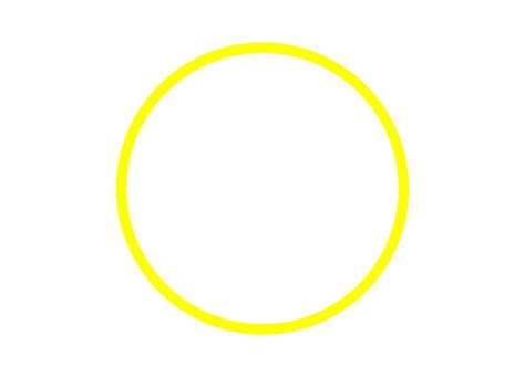 Yellow Circle Outline Png Free Download On Png Images