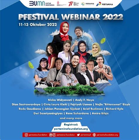 Festival 2022 Webinar Csr Pertamina Foundation Direktorat Kemahasiswaan