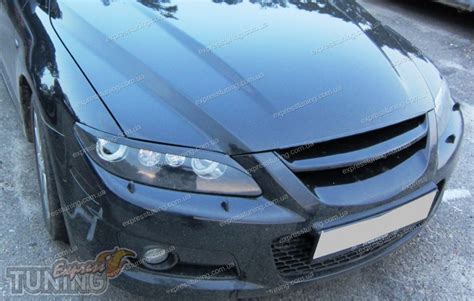 Реснички Mazda 6 передние (mps дизайн). 2002-2007. Aom Tuning ...