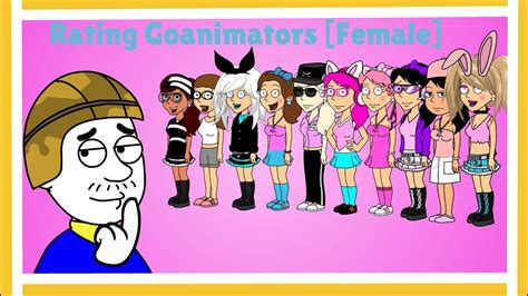 Rating Goanimators [female] My Version Youtube