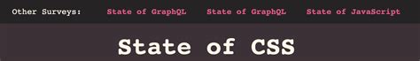 Header Links On State Of Js And State Of Css Link To State Of Graphql Multiple Times · Issue