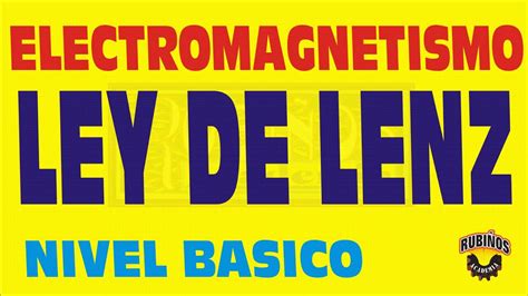 LEY DE LENZ ELECTROMAGNETISMO EJERCICIO RESUELTO YouTube