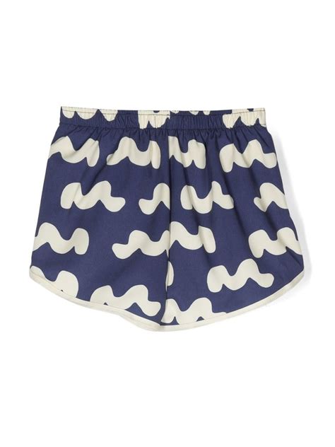 Bobo Choses Wave Print Swimming Shorts Farfetch
