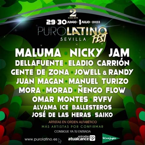 Puro Latino Fest Sevilla 2023 Cartel Conciertos Y Entradas Wake