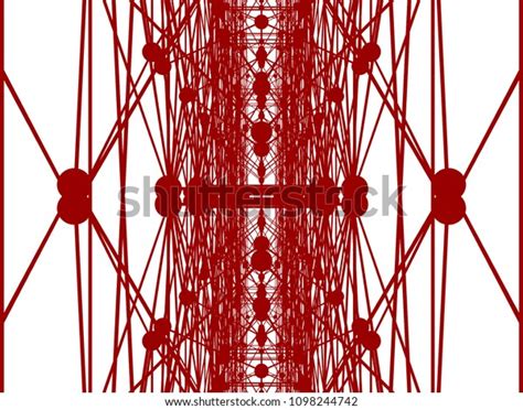 Dna Molecule Fractal Network Structure Vector Stock Vector Royalty Free 1098244742 Shutterstock