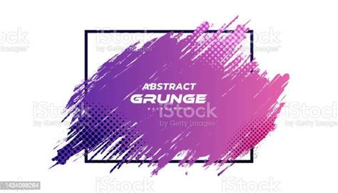 하프톤 스타일의 추상 다채로운 그런지 배경 배너 포스터 또는 스포츠에 대한 브러시 스트로크 그림입니다 디자인을위한 스크래치 및 텍스처 요소 0명에 대한 스톡 벡터 아트 및