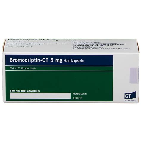Bromocriptin Ct 5 Mg Hartkapseln 100 St Mit Dem E Rezept Kaufen Shop Apotheke