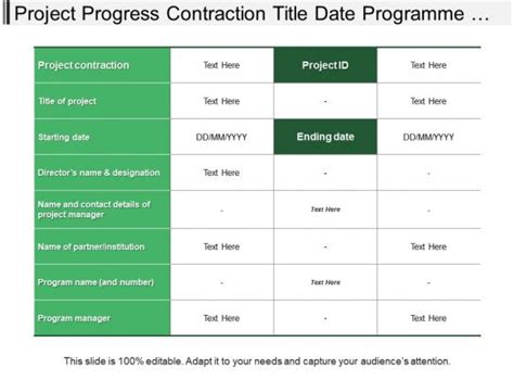 Project Progress Slide Team