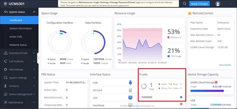 How To Configure SIP Trunk Between FCM5600 With Grandstream UCM6xxx
