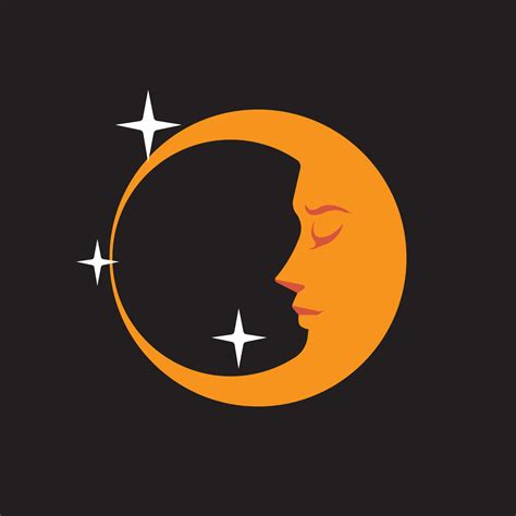 Moonstar Icon Vector Illustration Design Template 10413561 Vector Art