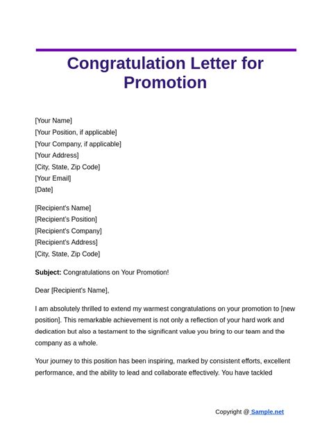How To Write A Congratulation Letter For Achievement