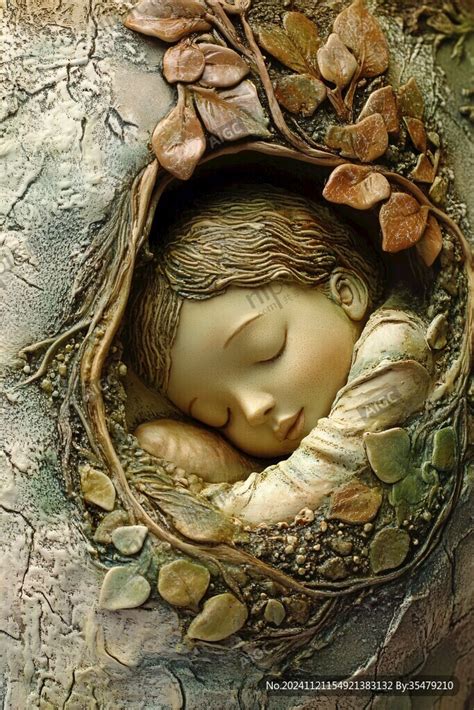 Ai创作图诞生 生命的摇篮 浮雕写实画 睡娃娃 3d浮雕插画 寓意新生命的诞生 高清浮雕艺术 休眠的土地 西洋小天使工艺 新生的希望 宁静的睡眠 睡时的故事 睡的小姑娘 人类诞生 降生