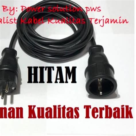 Jual Kabel Listrik Tambahan Extension Meter Kabel Rol Colokan Kabel Steker I H Shopee