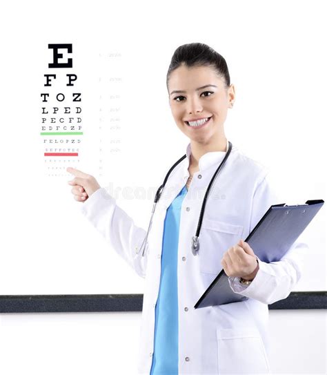 Opticianoptometrist стоковое изображение изображение насчитывающей