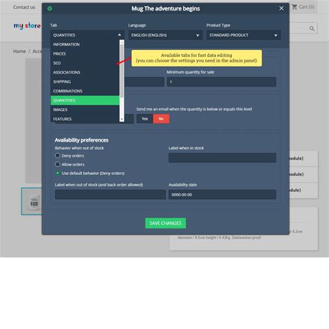 front end product editor get best prestashop addons by