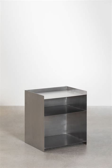 Nolvia Stainless Steel Side Table Sklum
