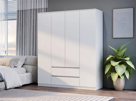 Шкаф распашной Семья Мебелони Симпл 160 2x51 4x190 см купить по выгодной цене в интернет