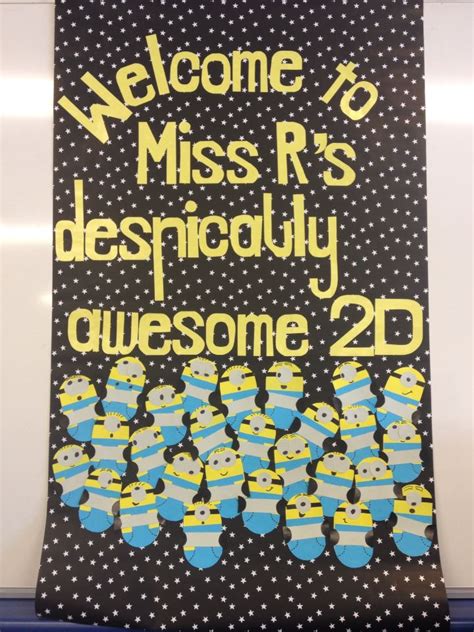 Despicable Me Bulletin Board Despicable Me Artsy Fart