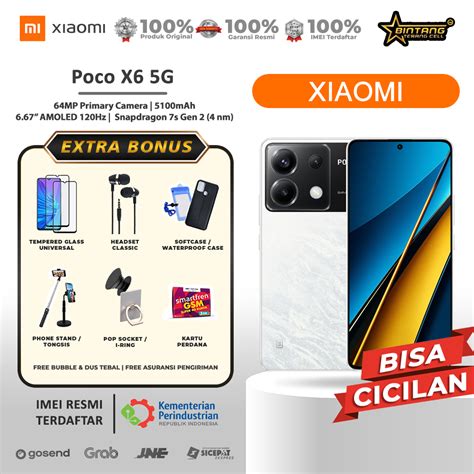 Jual Xiaomi Pocophone X Poco X G Ram Gb X G Ram Garansi Resmi Shopee