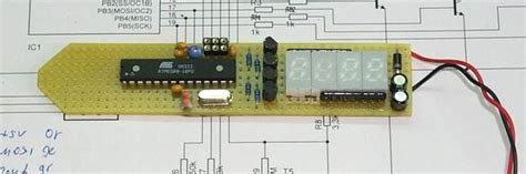 ATMEL ATMEGA MULTIMETER CIRCUIT LED DISPLAY