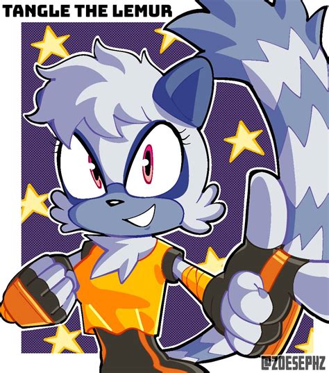 Tangle The Lemur From The Sonic Comic Booksby Zoesephz Sonic The