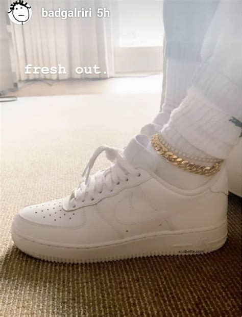 Rihanna Sends A Message With A Fresh Pair Of Nike Sneakers Me Too