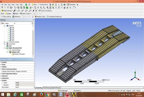 Meshing Produced In Ansys Download Scientific Diagram