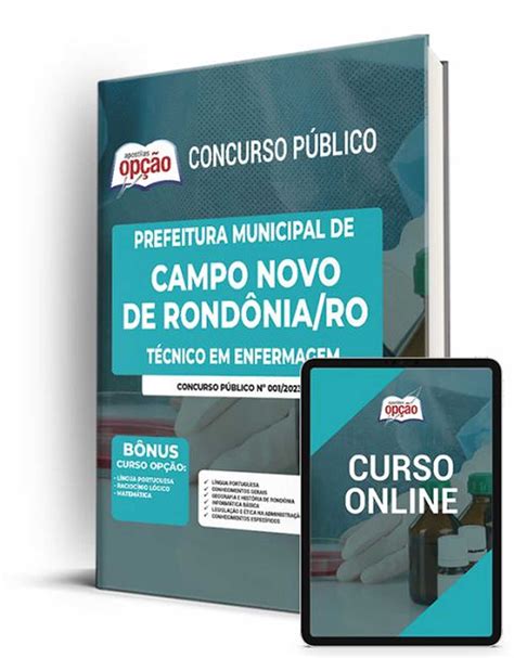 Apostila Prefeitura de Campo Novo de Rondônia RO Técnico em Enfermagem