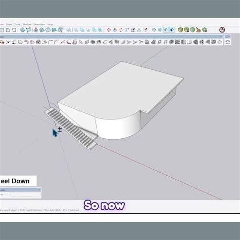 The Fastest Way To Create A Curved Staircase In Sketchup Using The Shape Bender Plugin
