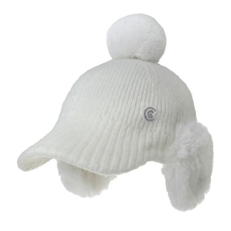 클리브랜드 Fur트리밍 귀덮개 여성 골프모자 Cgwcp24007wh 에누리 가격비교