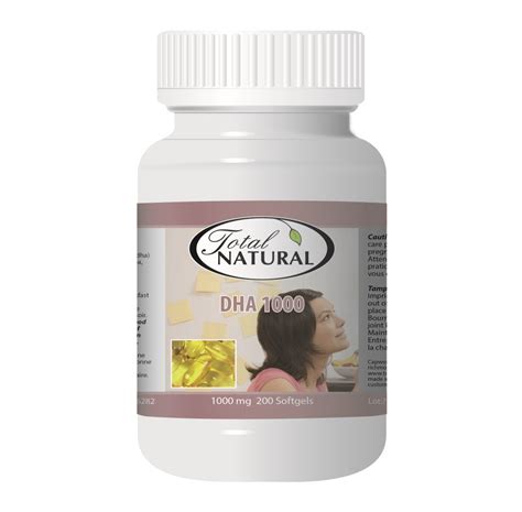 DHA 1000 Softgels Omega-3 EPA DHA Cognitive Health Fish Oil Adults ...