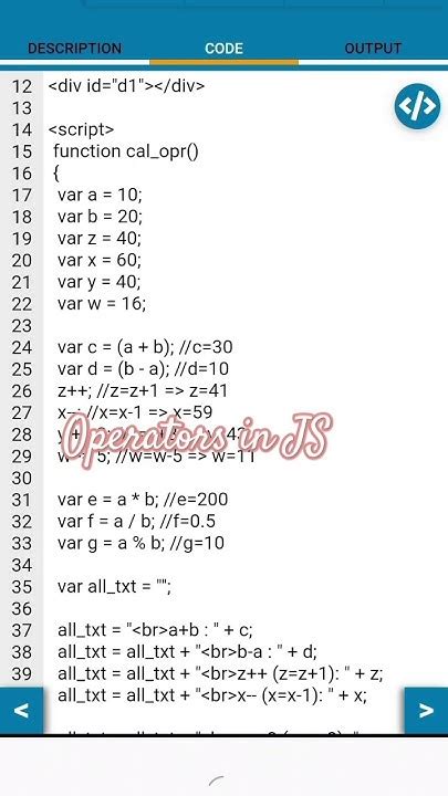 operators in js youtube
