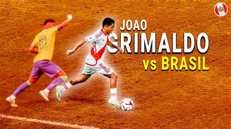 Joao Grimaldo Vs Brasil Debut Selecci N Peruana Youtube