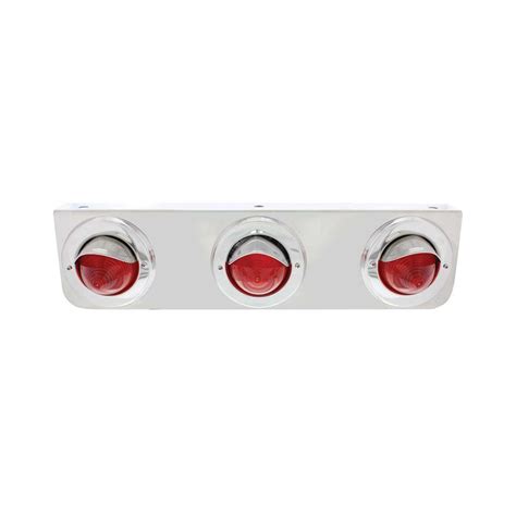 Light Brackets Stainless Steel Bracket With 3 Beehive Clearance Lights