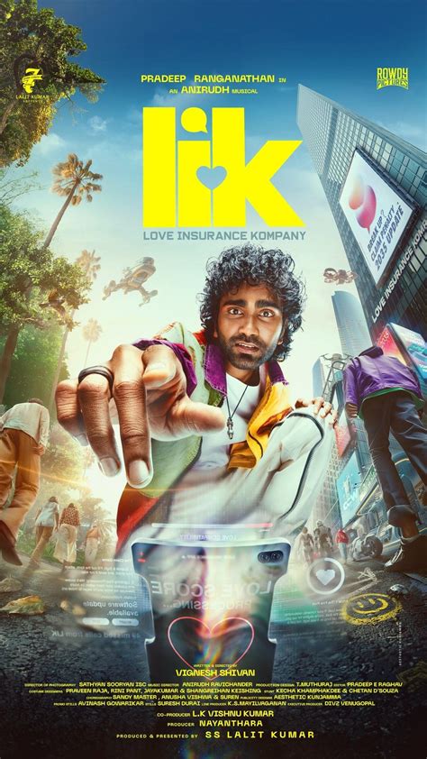 Love Insurance Kompany First Look Of Pradeep Ranganathan Vignesh