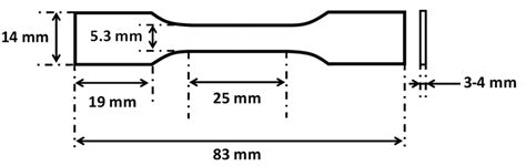11 Schematic Representation Of The Tensile Specimen Schematic